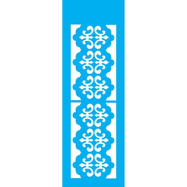 Stencil 10 x 30 Border Imperial Cod. 495 - lojametallica