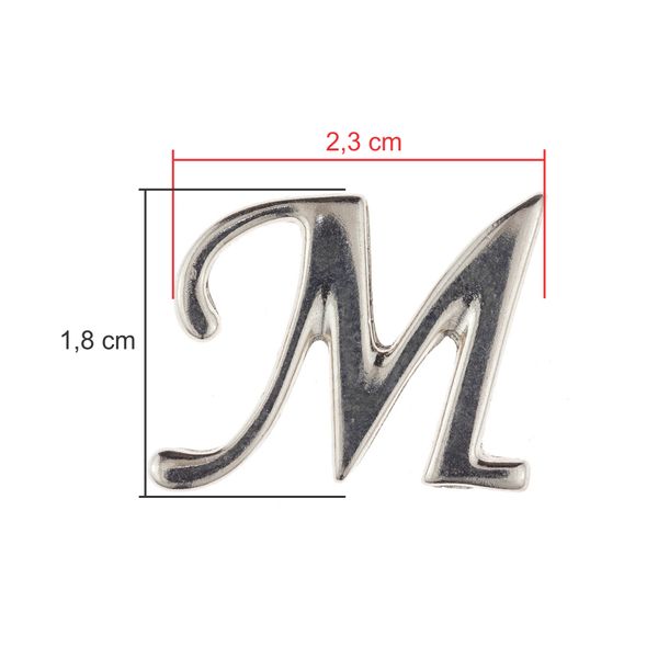 Letra M (Unidade) - lojametallica