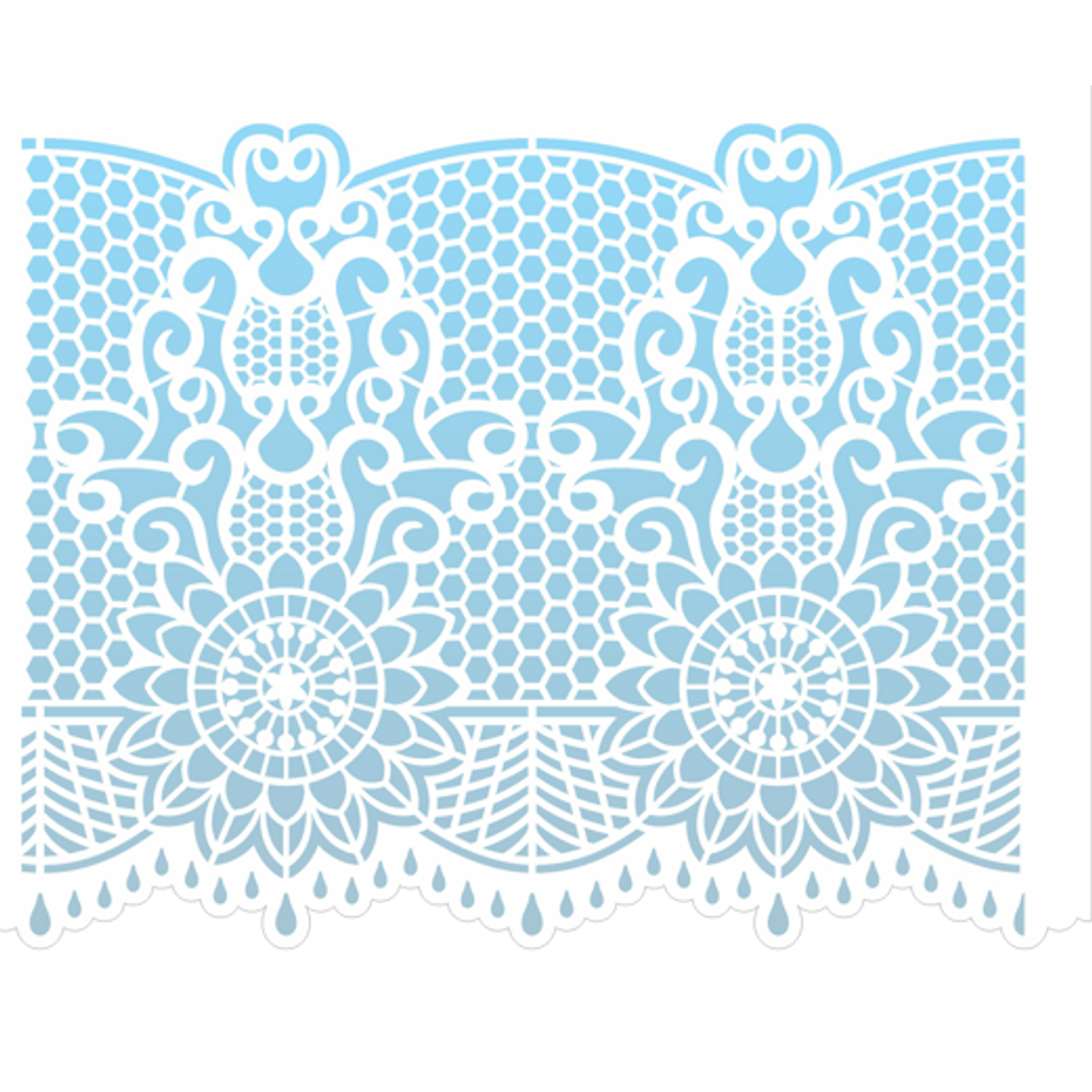 Stencil 20 x 25 Negativo RendaI Cod.2631 - lojametallica