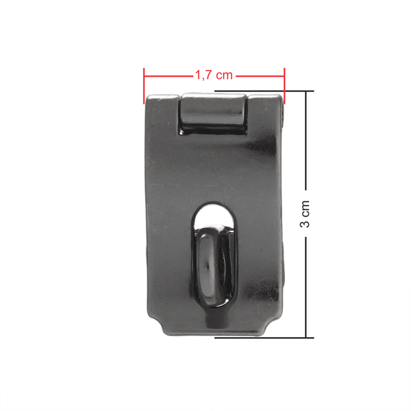 Fecho Ferrolhinho Pequeno Porta Cadeado - lojametallica